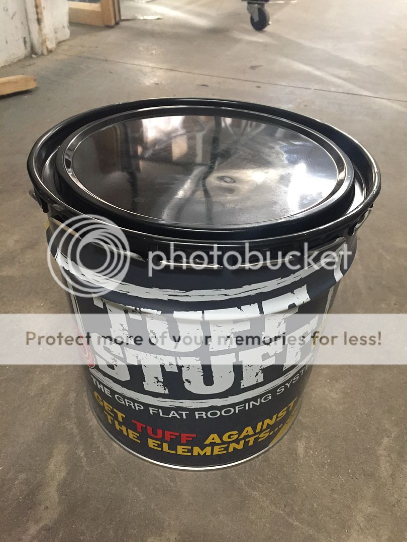 15Kg Top Coat Slate Grey for GRP Fibreglass Roof - Tuff Stuff | eBay