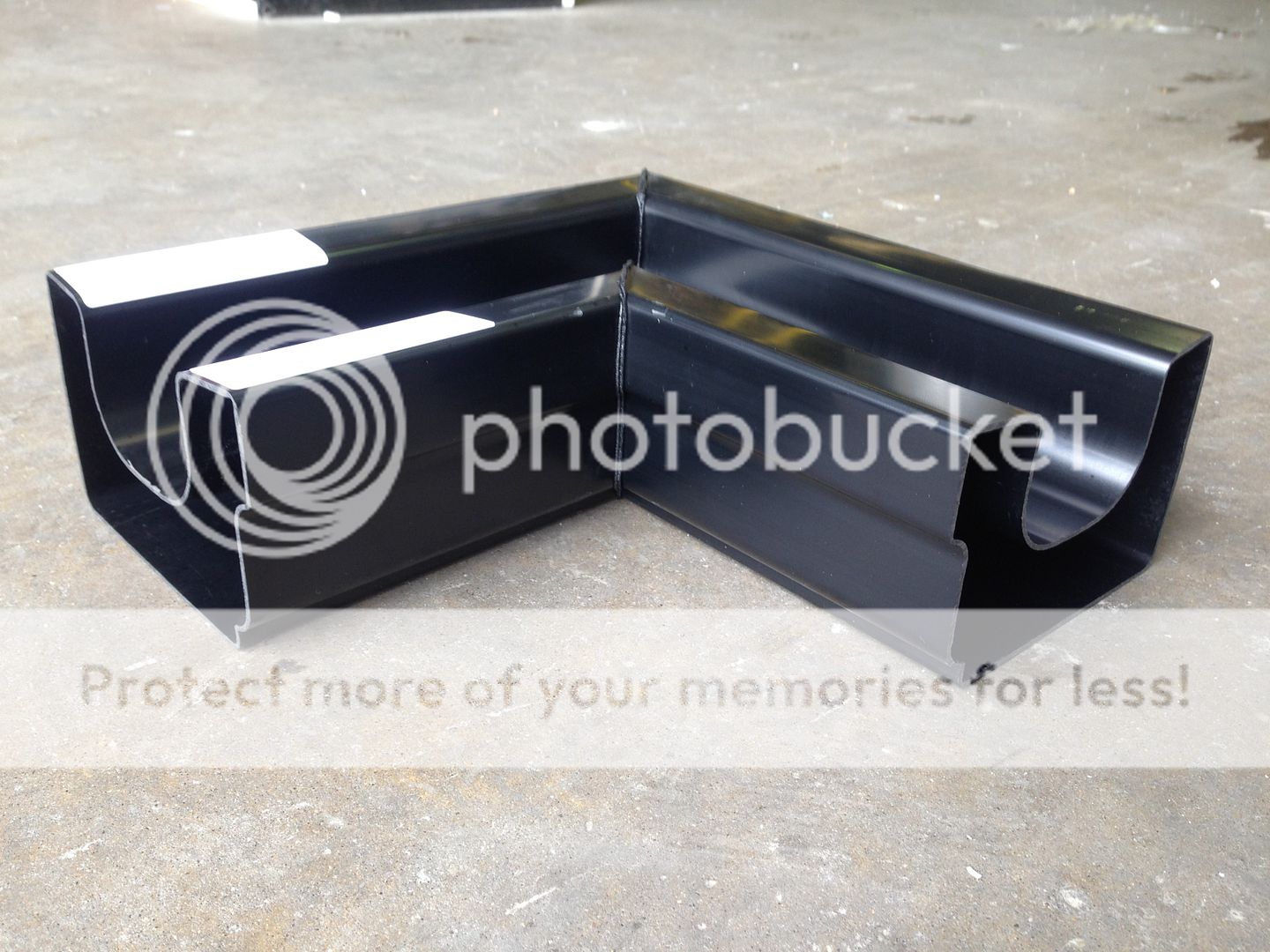 Twinplas Gutter Profile Internal 90deg Bend - uPVC Wood Replacement ...