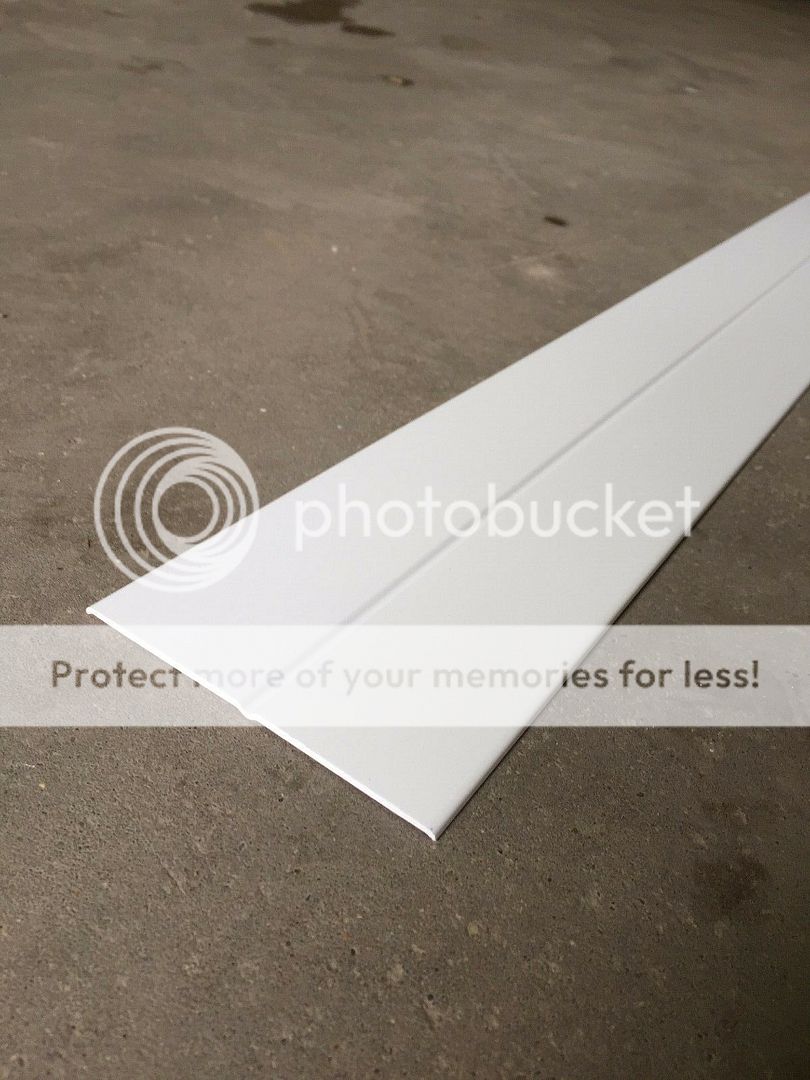 UPVC White Flexi Angle Trim 50mm x 50mm 5 Metre Flexible Plastic Corner ...