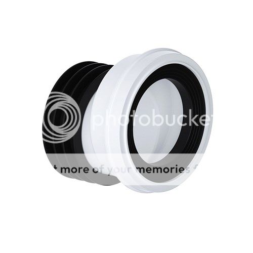 Toilet Waste Soil Pipe Offset Pan Connector - White - Viva Sanitary | eBay