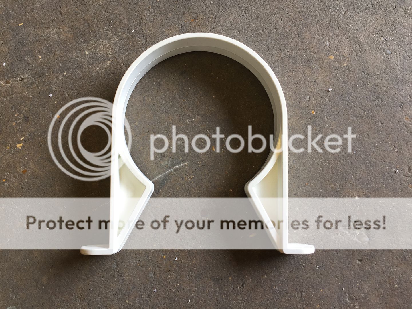 110mm Push-Fit Soil Pipe Clip - White | eBay