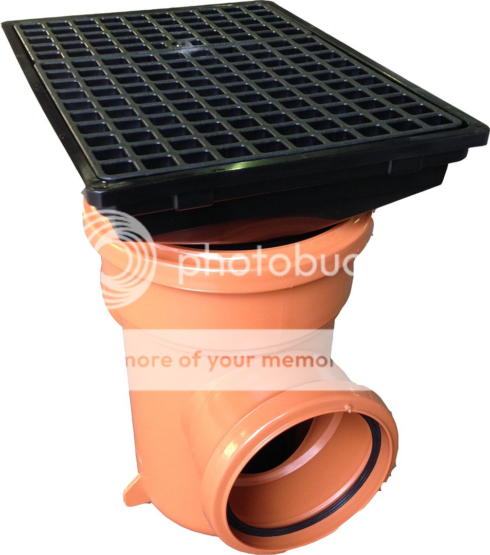 110mm Underground Drainage Square Rodding Eye - FloPlast 5055149925795 ...