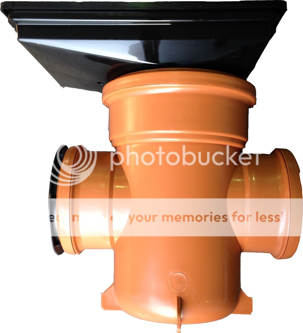 110mm Underground Drainage Square Rodding Eye - FloPlast 5055149925795 ...